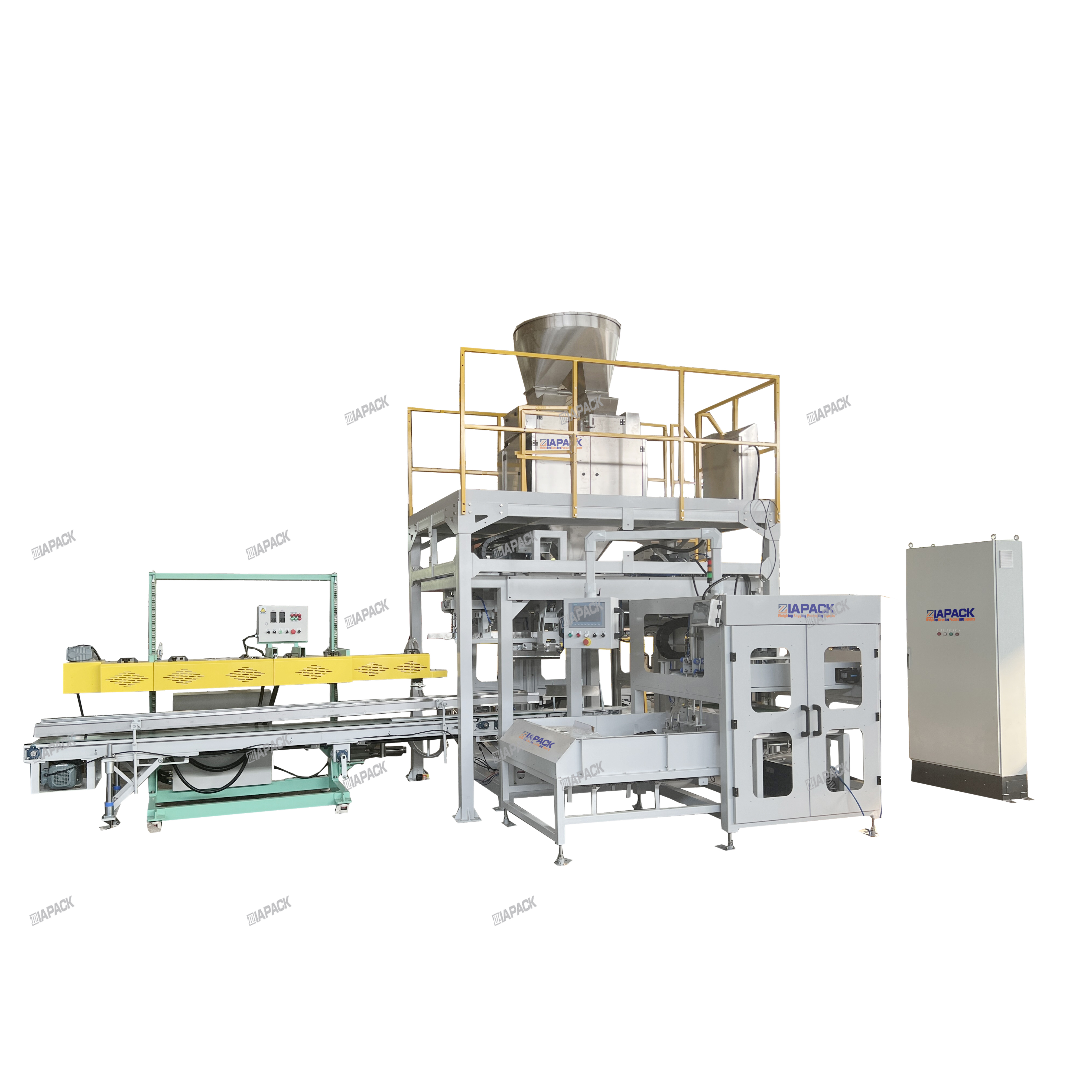 Automatic open mouth pet food weighing filling bagging machine - IAPACK